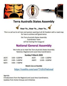 Watch the Inaugural National General Assembly - Moreton Bay Assembly