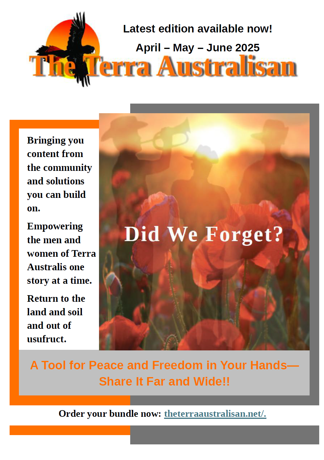 Latest edition of The Terra Australisan is available now! - Moreton Bay ...